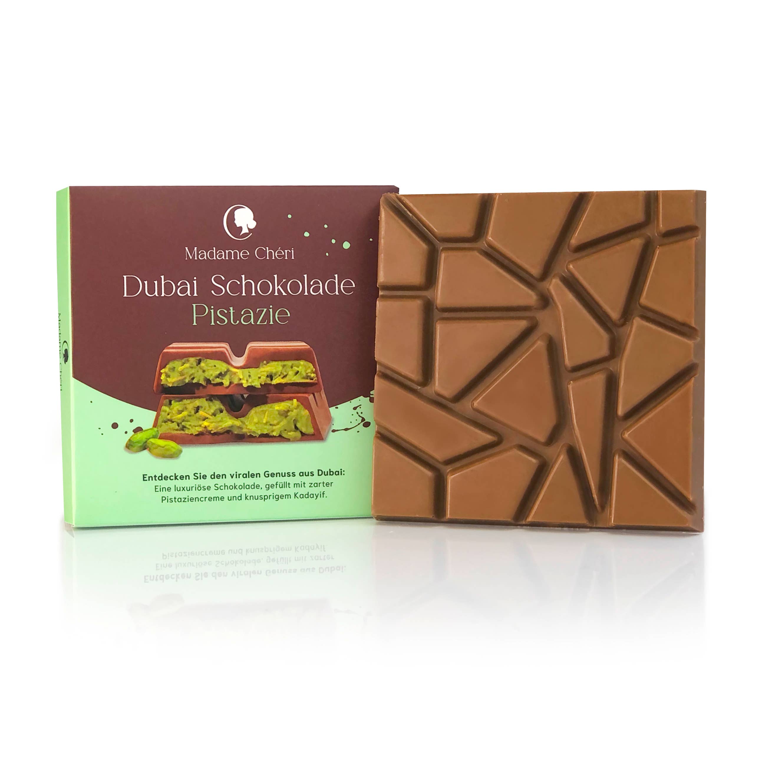 Dubai Sjokolade med Pistasjkrem (100 g) – Nordic Book Adventure